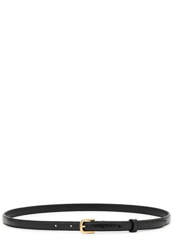 TOTEME Leather Belt - Black
