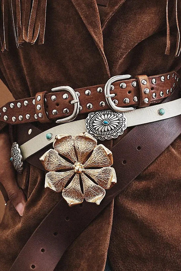 Z & L EUROPE Rodeo Studded Waist Or Hip Belt
