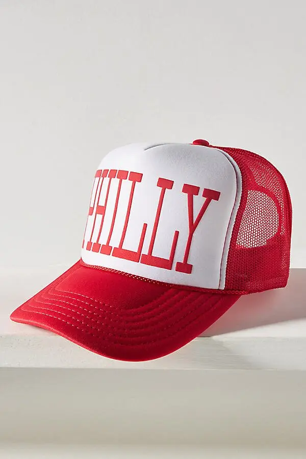 ASCOT + HART Philly Trucker Hat - Red Pattern