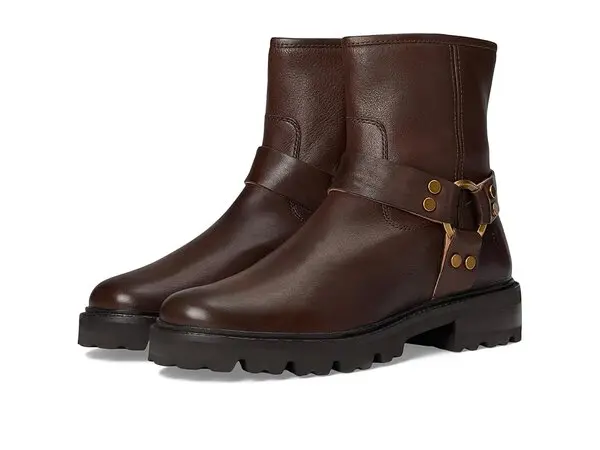 THE FRYE COMPANY Olivia Harness Short Boots - Brown