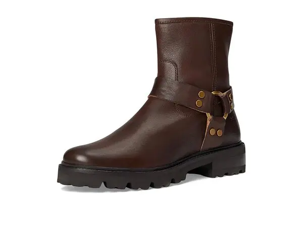 THE FRYE COMPANY Olivia Harness Short Boots - Brown