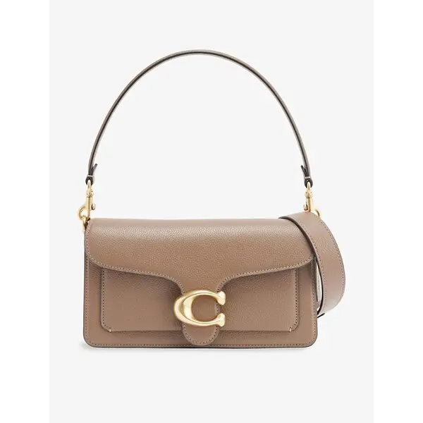 COACH Tabby 26 Pebbled-leather Shoulder Bag - B4/dark Stone