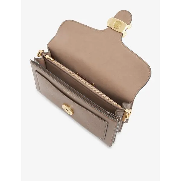 COACH Tabby 26 Pebbled-leather Shoulder Bag - B4/dark Stone
