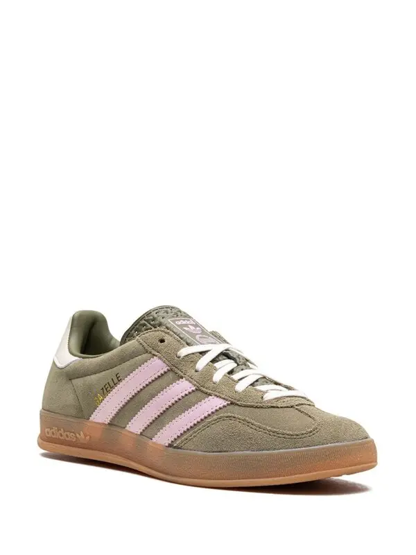 Adidas Gazelle Indoor Focus Olive Sneakers - Green