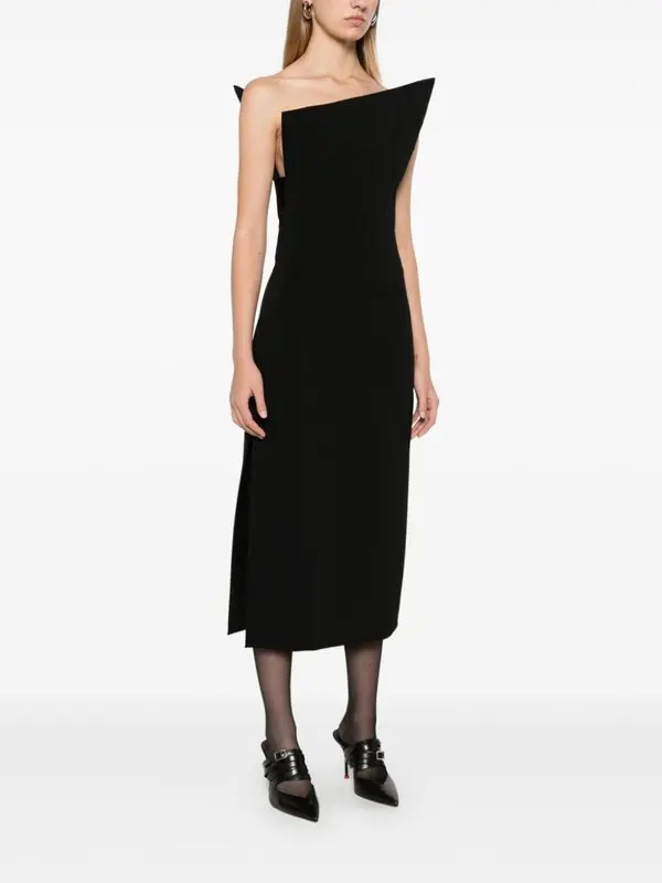Sportmax Asymmetric Midi Dress