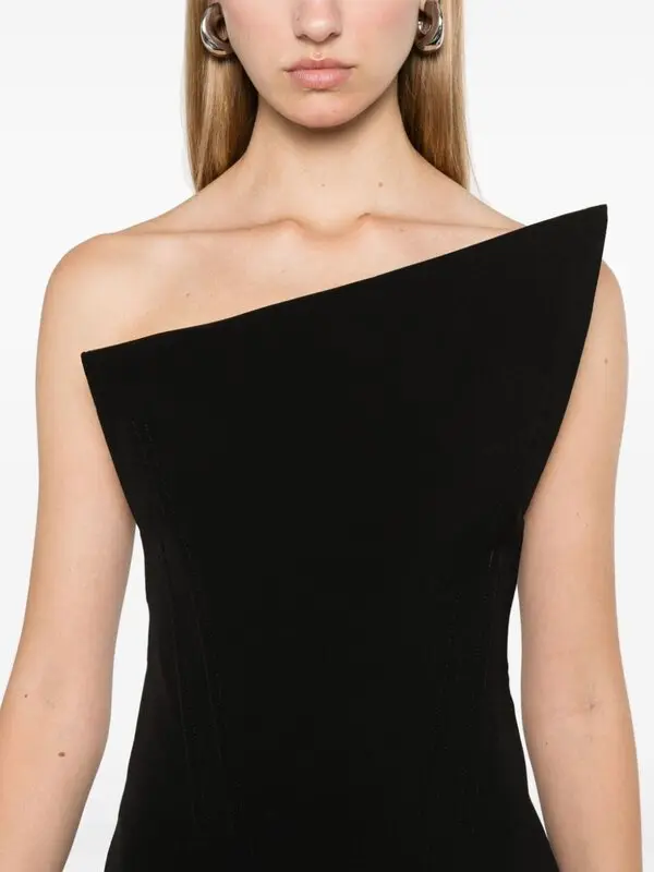 Sportmax Asymmetric Midi Dress
