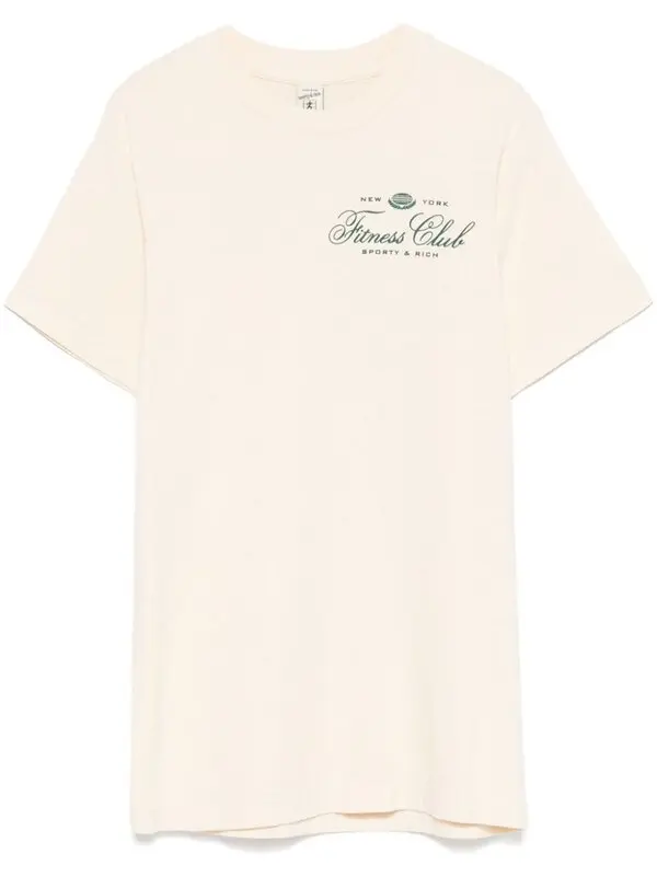 Sporty & Rich Fitness Club Cotton T-shirt