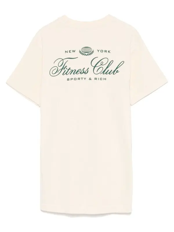 Sporty & Rich Fitness Club Cotton T-shirt