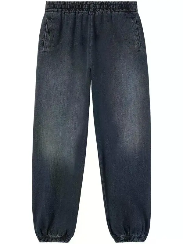 Palm Angels Monogram Straight Leg Jeans