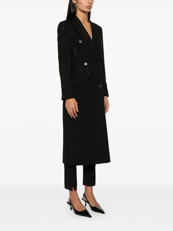TWINSET Sequined Mid-length Coat