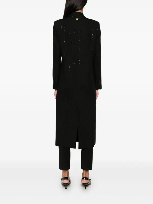 TWINSET Sequined Mid-length Coat
