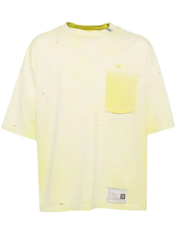 Mihara Yasuhiro Sun Faded Like T-Shirt - Yellow | Editorialist