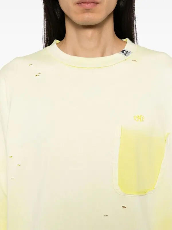 トップス MIHARAYASUHIRO Sun Faded Like T-shirt 46 MAISON MIHARA YASUHIRO SUN FADED V-NECK TEE