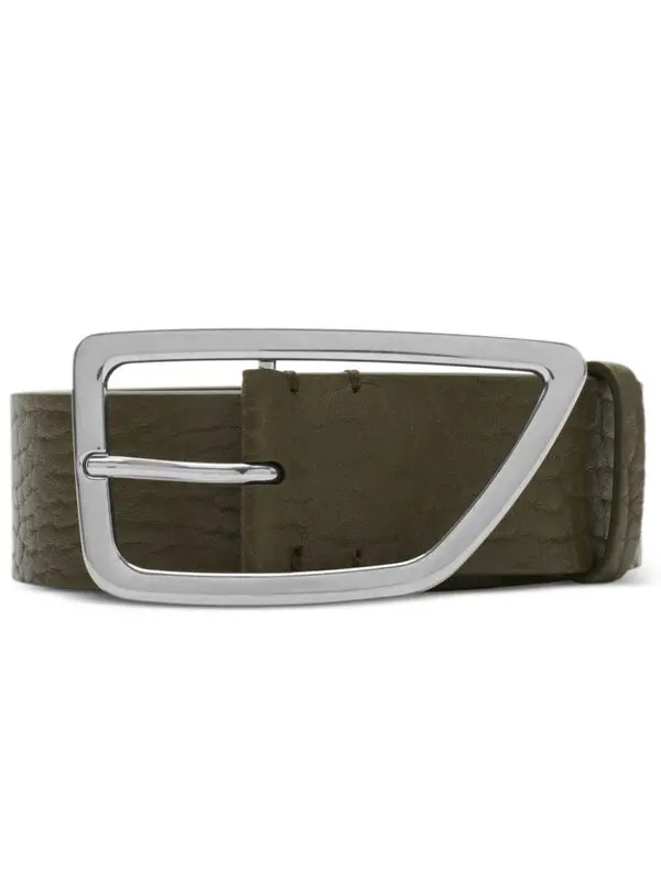 Burberry Leather Shield Belt - Green