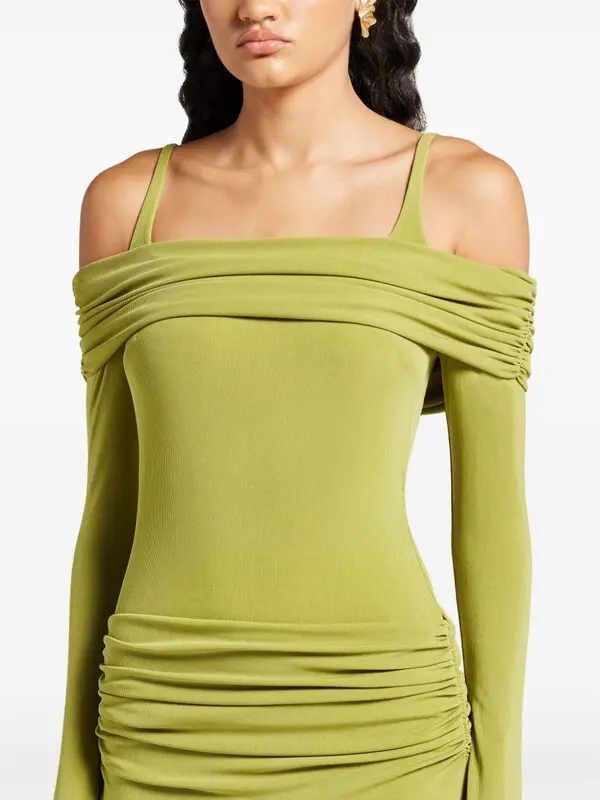 Chats By C.Dam Rosa Maxi Dress In Green - 37% Off