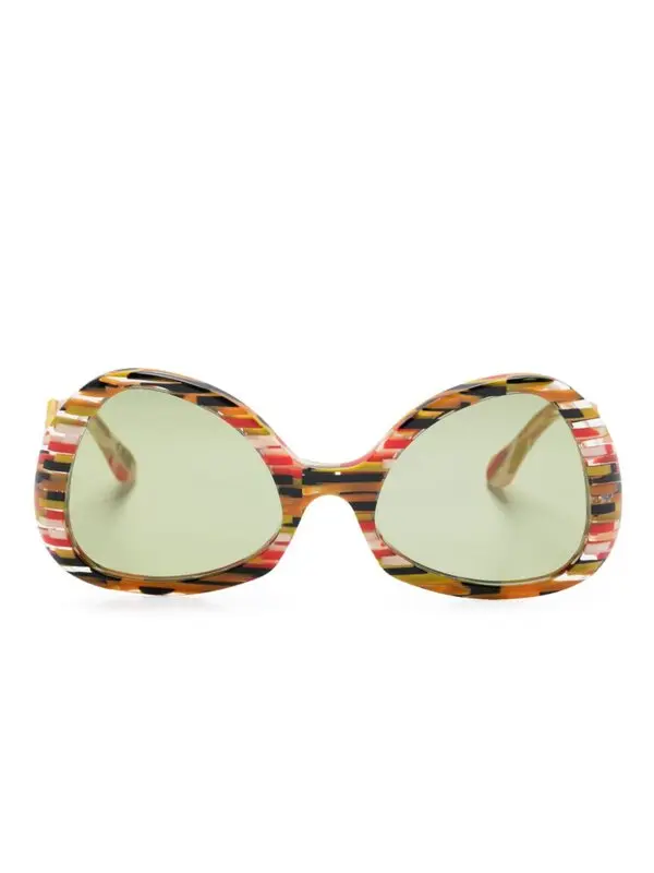 Marni Oversized Sunglasses - Yellow