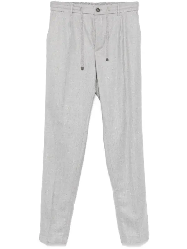 Peserico Tapered Trousers - Grey