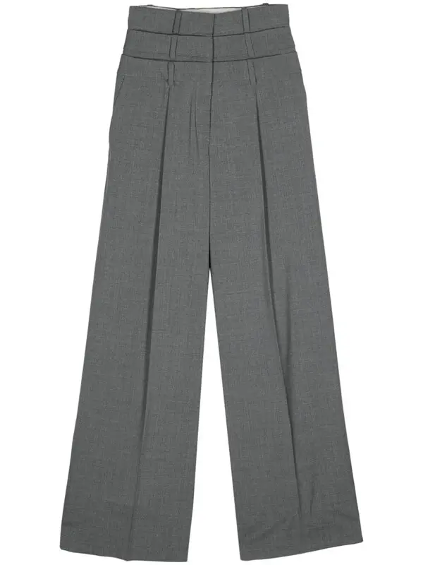 Viktor & Rolf Multi-layered Trousers - Grey
