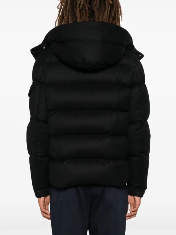 Moncler Maya 70 Wool Padded Jacket - Black