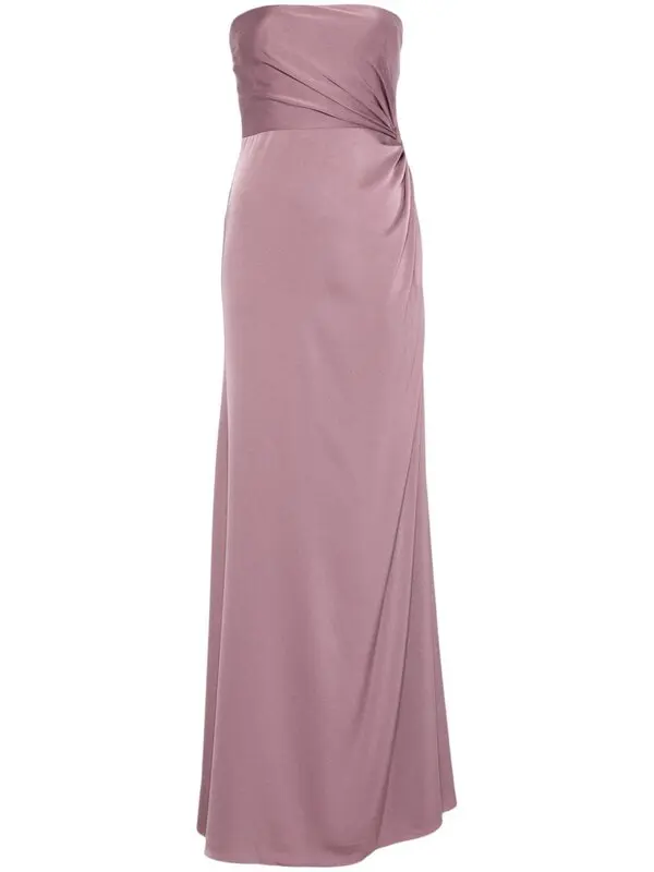 Alex Perry Twist-detail Gown - Purple