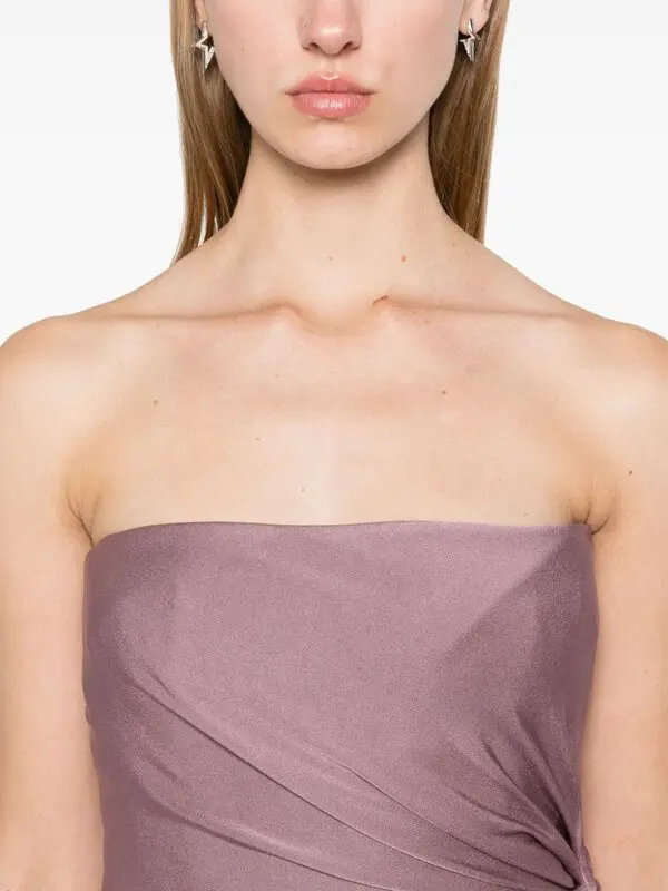 Alex Perry Twist-detail Gown - Purple
