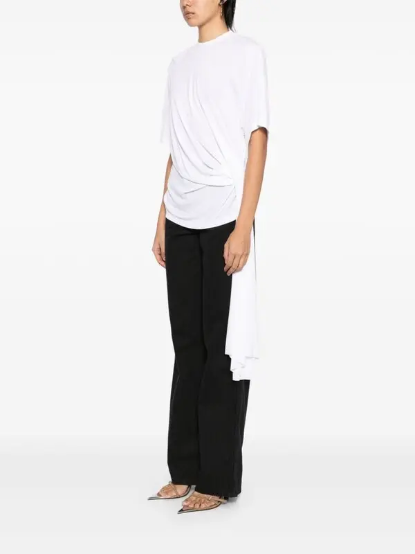 Christopher Esber Side Cowl Drape Tee