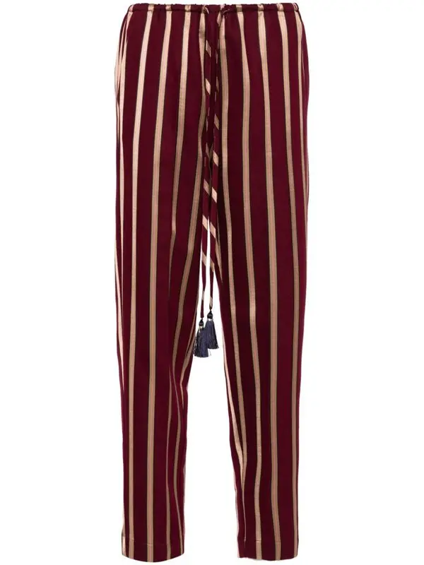FORTE_FORTE Striped Tapered Trousers