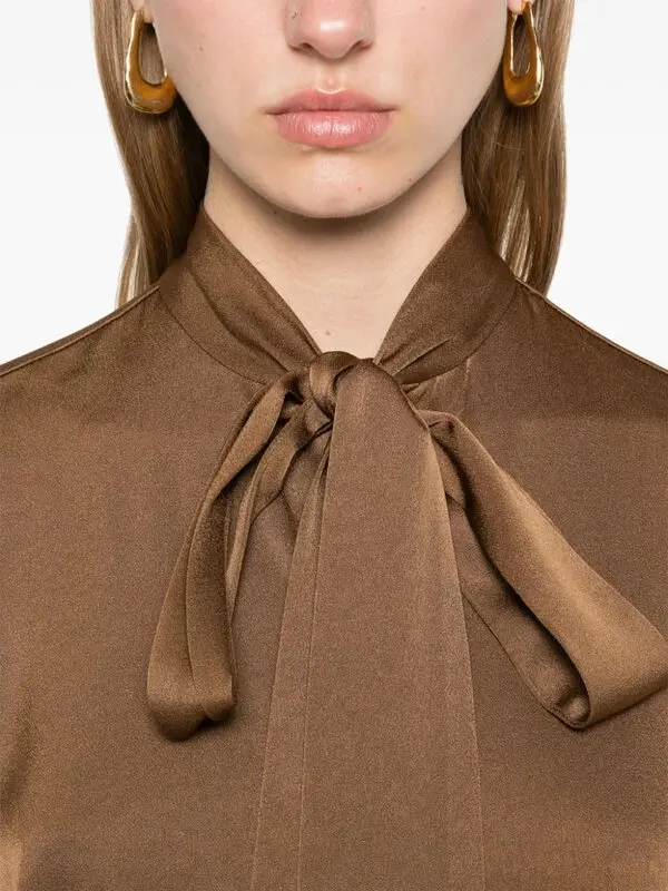 Alex Perry Satin Button-up Shirt