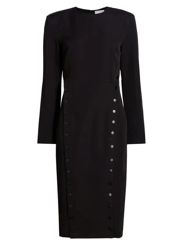 NONCHALANT LABEL Cora Long-sleeve Midi-dress