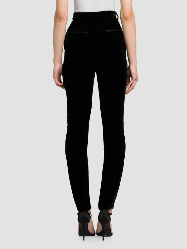 Dolce & Gabbana Velvet Skinny Pants