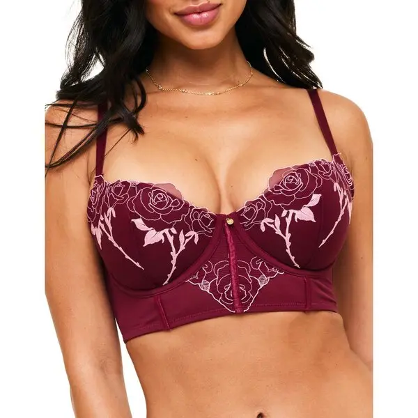 ADORE ME Rosita Contour Demi Bra - Dark Purple