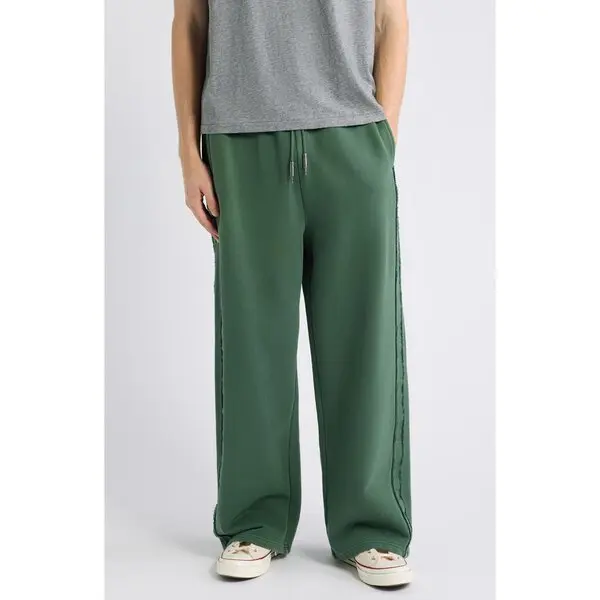 ELWOOD Metal Cotton Terry Sweatpants - Pine Green
