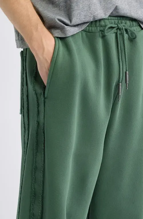 ELWOOD Metal Cotton Terry Sweatpants - Pine Green