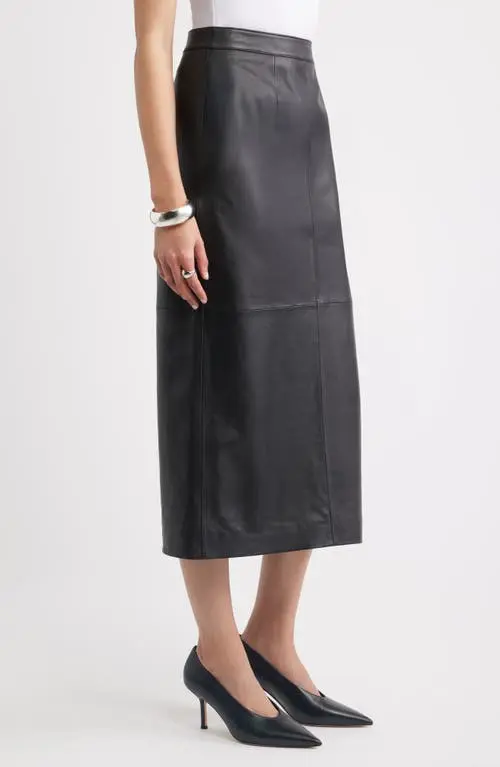 Nordstrom Leather Pencil Skirt