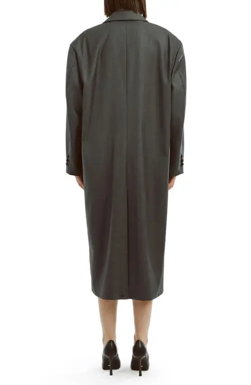Bardot Maika Longline Coat - Dark Grey