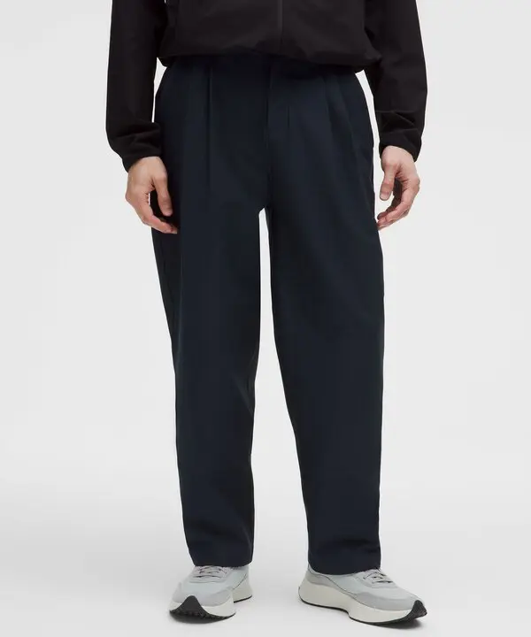 Lululemon Utilitech Twill Relaxed Pleated Trousers - True Navy