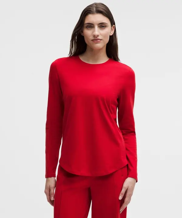 Lululemon Love Long-sleeve Shirt - Oxford Red
