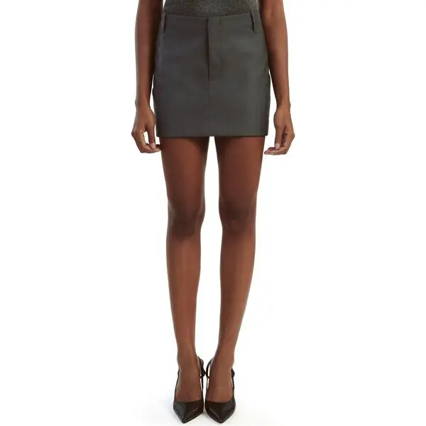 Bardot Maika Miniskirt - Dark Grey