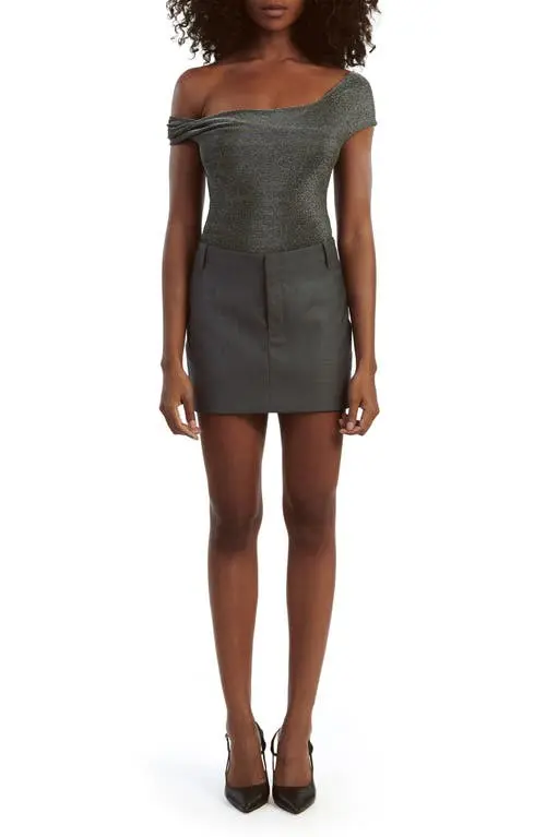 Bardot Maika Miniskirt - Dark Grey