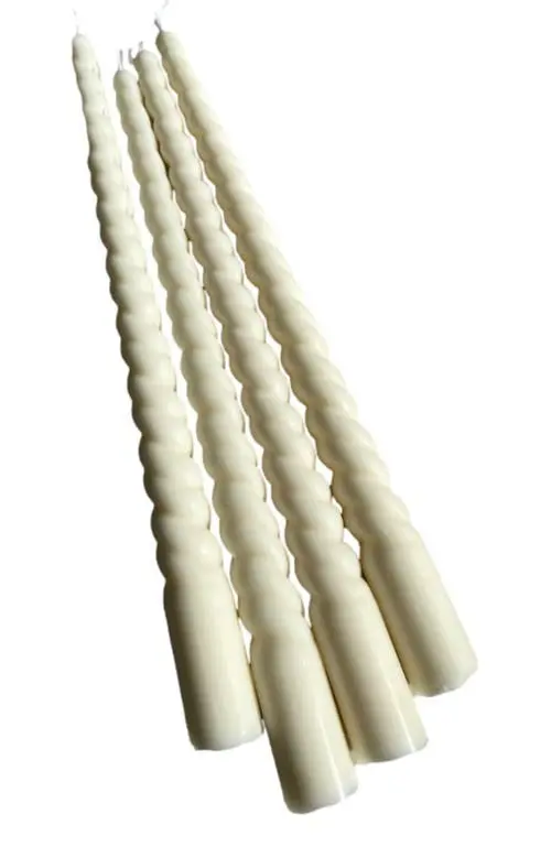 AARAM LUXE Spiral Taper Candlesset Of 2