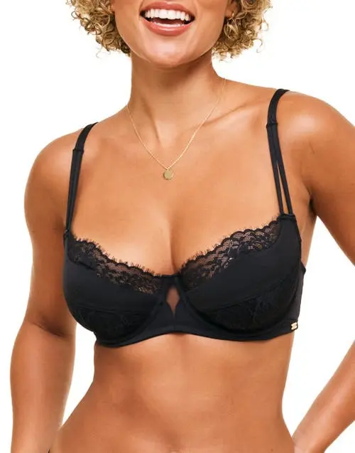 ADORE ME Leigha Contour Balconette Bra - Black