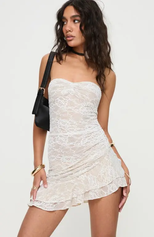 open lace back dress American Princess White & Red Floral-Embroidered A-Line Baby Girls Dre –  Stockpoint Apparel Outlet main image 1