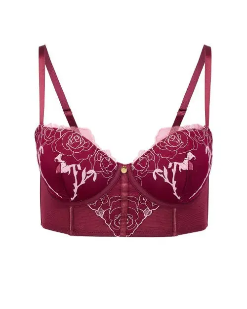 ADORE ME Rosita Contour Demi Bra - Dark Purple