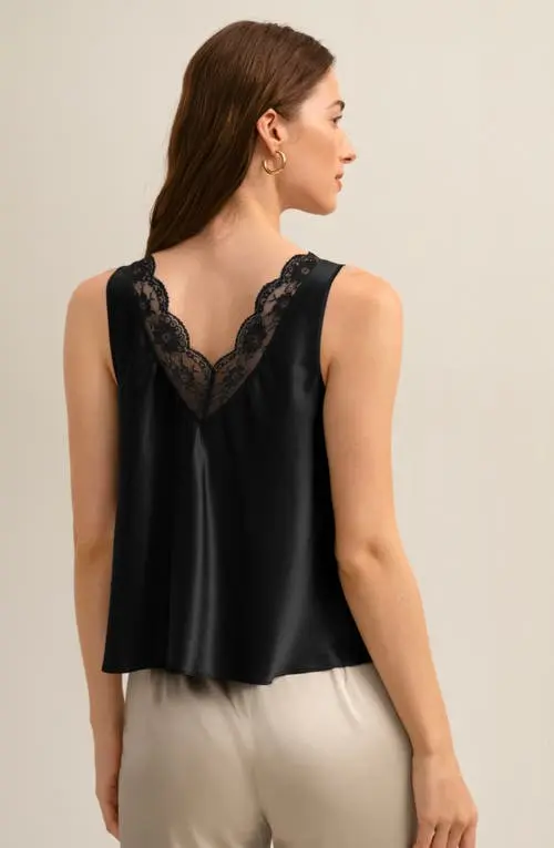 Lilysilk Armeria Lace Silk Tank