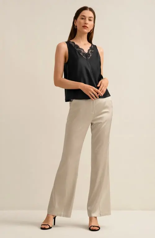 Lilysilk Armeria Lace Silk Tank