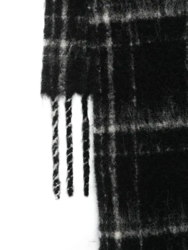 Our Legacy Checked Scarf - Grey