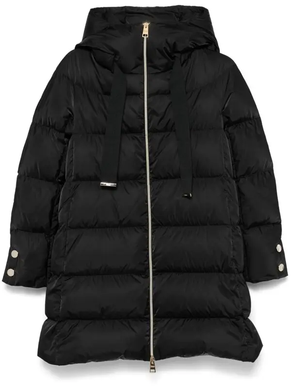 Herno Hooded Down Coat - Black
