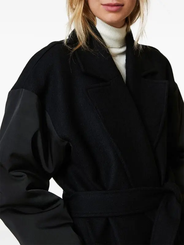 TWINSET Belted Felted Coat