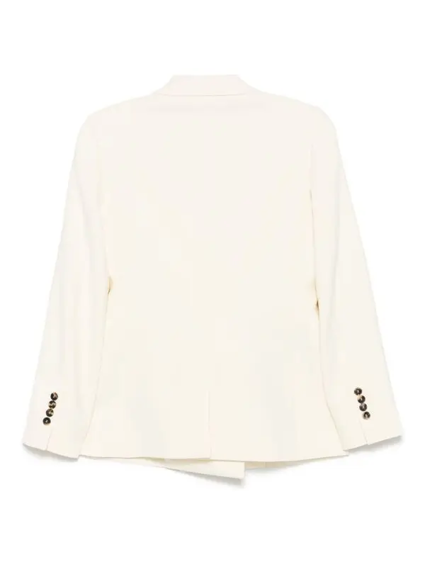 Alberto Biani Double-breasted Blazer - White