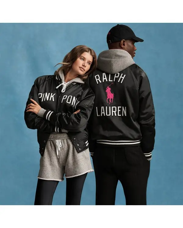 Polo Ralph Lauren Satin Pony Bomber Jacket